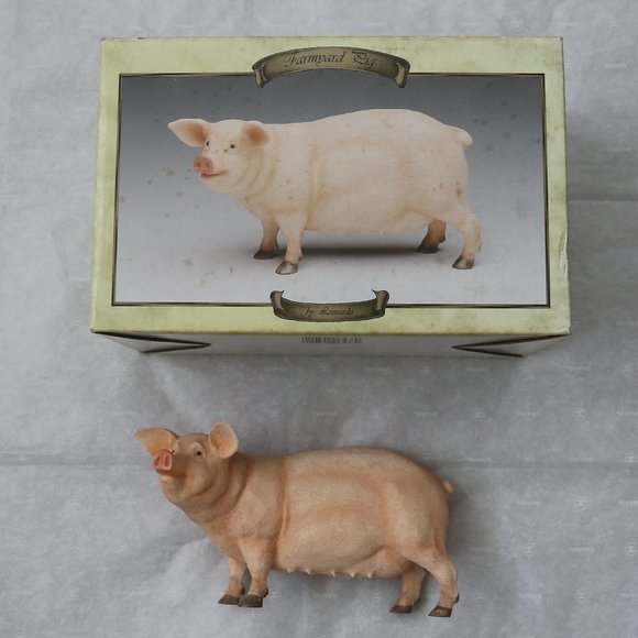 Other | Leonardo Collection Farmyard Pig Figurine Porcelain Statue ...